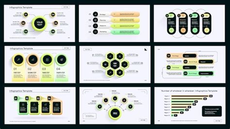 인포 그래픽 템플릿입니다 인포 그래픽 요소 프리미엄 벡터