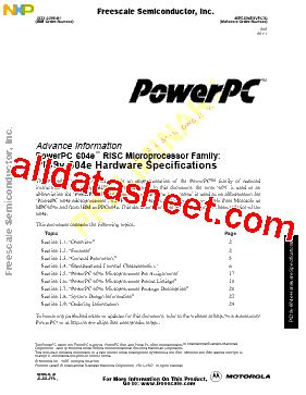 MPC E VEC D Datasheet PDF NXP Semiconductors