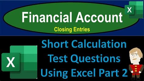 short calculation test questions using excel part 2