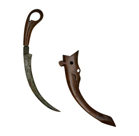 Korambi Knife Also Called Lawi Ayam Sumatra Antikeo
