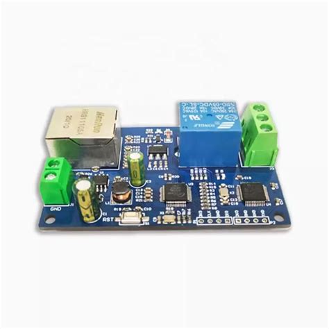 Taidacent Modbus 12v Relay Board 1ch Modbus Tcp Ip Relay Module 1 Way