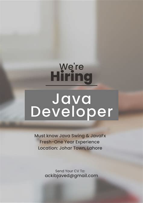 Sana Mushtaq On Linkedin Java Javadeveloper Javafx Jobalert