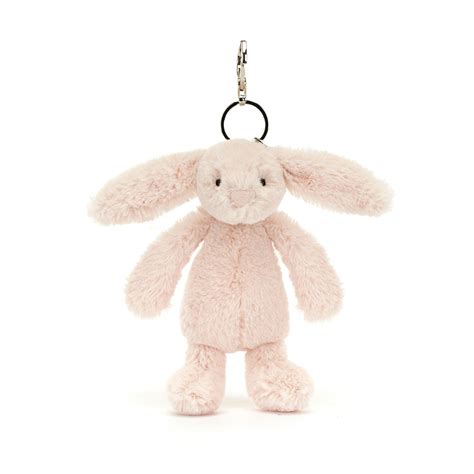 Bashful Blush Bunny Bag Charm Official Jellycat