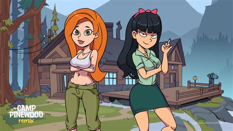 Rule 34 2girls Bangs Black Hair Bow Breasts Camp Pinewood Camp