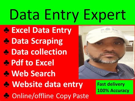 Do Excel And Web Data Entry Copy Paste Pdf To Word Excel By Tahirmasood Fiverr