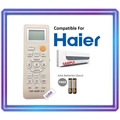 Haier Air Cond Air Conditioner Remote Control He 06 Lazada Ph