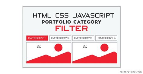 Portfolio Filter Gallery Html Css And Javascript Image Category Filtering