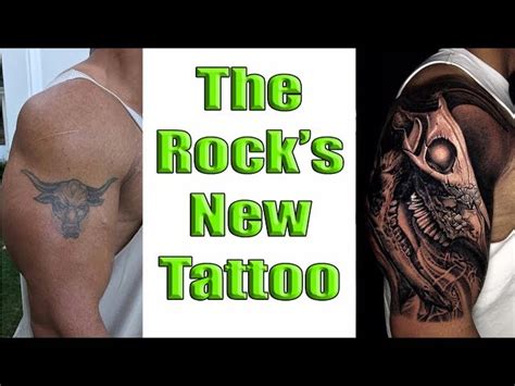 The Rock Tattoo Brahma Bull