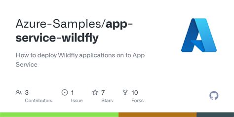 Github Azure Samplesapp Service Wildfly How To Deploy Wildfly Applications On To App Service