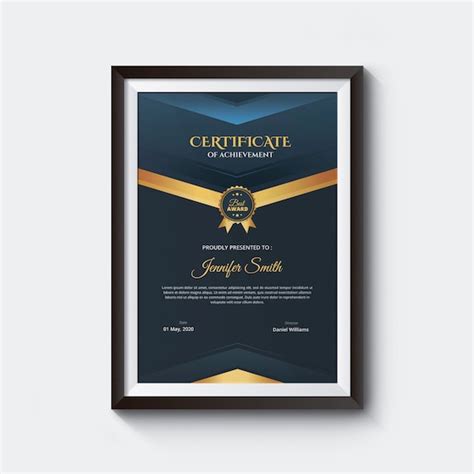 Certificate Template EDITABLE Printable Certificate Etsy Australia
