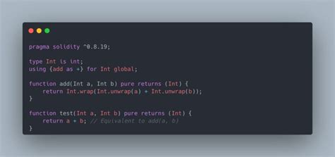 Gabi On Linkedin Solidity User Defined Operators New Feature 👀 This New Feature