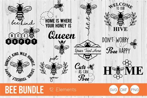 Bee Bundle SVG Honey Bee SVG 1459257