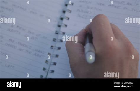 Pen In Hand Notebook Stock Videos And Footage Hd And 4k Video Clips Alamy