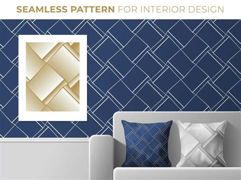 Set Of Geometric Seamless Patterns For Interior Design Texture For Wallpapers Textile Fabric