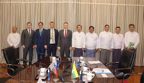 ပြည်ထောင်စုဝန်ကြီး ဒေါက်တာကံဇော် ရုရှားဖက်ဒရေးရှင်းနိုင်ငံ စက်မှုနှင့် ကုန်သွယ်ရေးဝန်ကြီးဌာန