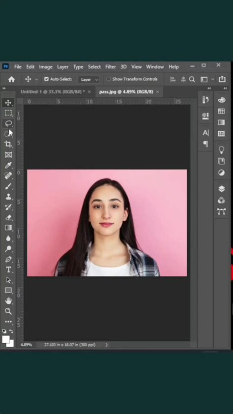 How To Create Passport Size Photo In Photoshop Passport