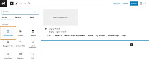 Bringing Back The Classic Widgets Menu With Our Site Editor Classic