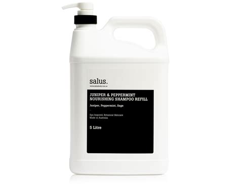Juniper And Peppermint Nourishing Shampoo Refill 5 Litre Salus Body