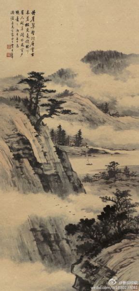黄君璧《丹崖碧翠》207万成交拍卖资讯新浪收藏新浪网