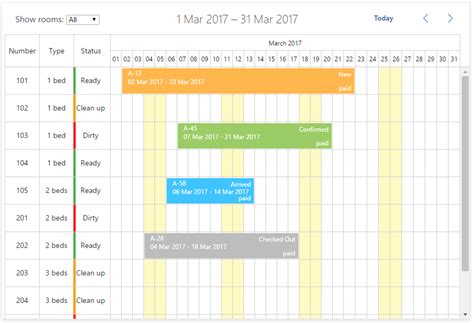 How To Make Hotel Booking Calendar Using DHTMLX Scheduler 60 OFF