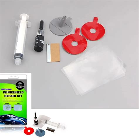 Bbqfuka 12pcs Car Auto Windscreen Windshield Glass Repair Tool Diy