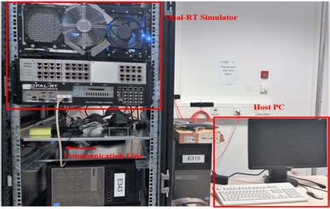 Opal Rt Simulator Setup In The Lab Download Scientific Diagram