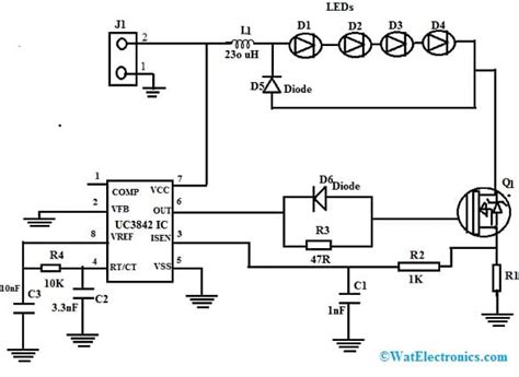 Uc3842 Pwm Controller Pinout Datasheet And Its Working