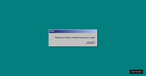 Error Window Oldbabe Codesandbox