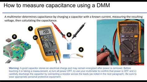 Measure Capacitance By Digital Multi Meter Dmm Youtube