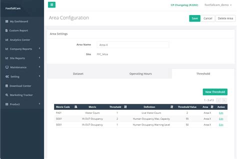 Chapter 6 Area Counting Configuration Footfallcam