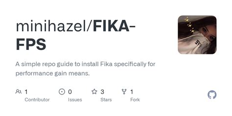 GitHub Minihazel FIKA FPS A Simple Repo Guide To Install Fika Specifically For Performance