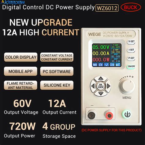 [ready Stock] Original Aideepen Wz6012 High Power Dc Power Supply Step Down Charging Module 60v