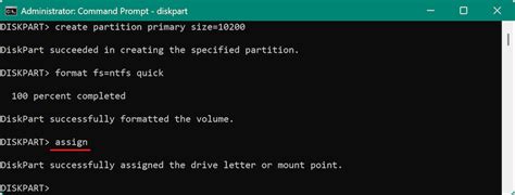 How To Create A New Partition Using Diskpart On Windows