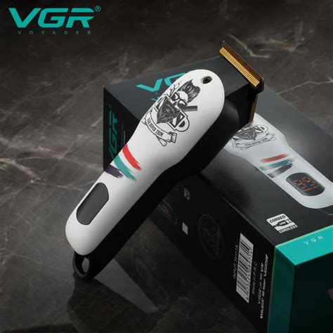 헤어클리퍼 프로바리깡 헤어트리머 Vgr V 971 수염 트리머 무선 전문 이발기 남성용 충전식 헤어 벽난로 티몬