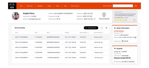 Car Customer 360 Dashboard On Behance