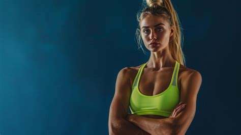 The Athletic Determined Woman Premium Ai Generated Image