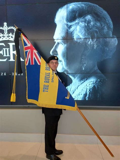 Spalding Royal British Legion Standard Bearer Graham Hewitt To Take