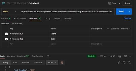 Postman Request With Headers And Query Paramters Postman Response After Setting Variable In