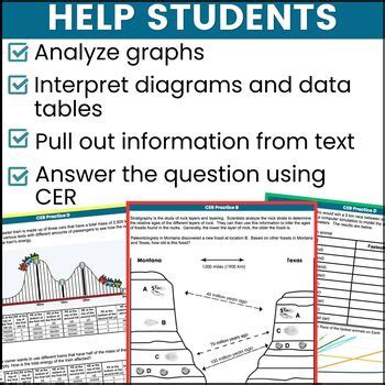 Claim Evidence Reasoning Activity Analyzing Graphs Diagrams Data CER Practice