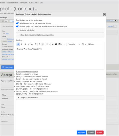 Views Permissions Strict Header Footer Twig Handler