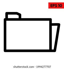 Illustration File Line Icon Stock Vector Royalty Free Shutterstock