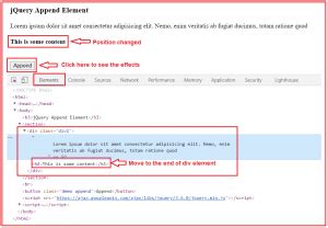 JQuery Append And Prepend Elements Dot Net Tutorials