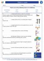 Objects In Motion Science Worksheets And Study Guides Second Grade