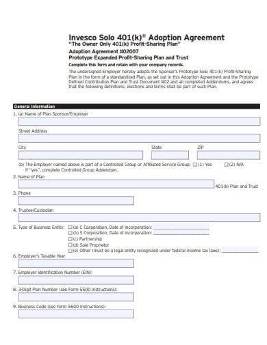 10 401k Plan Templates In Pdf Doc