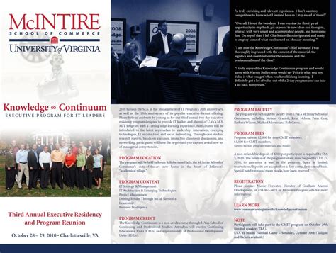 2010 Knowledge Continuum ∞ Management Of It Experience Mcintire