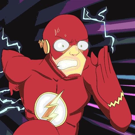 The Flash Running 