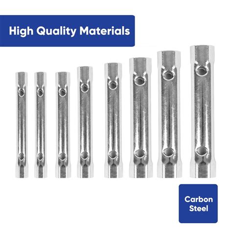 10 Piece Steel Box Spanner Set Streetwize Accessories