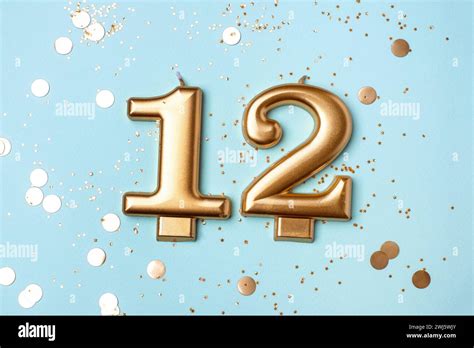 Number 12 Gold Hi Res Stock Photography And Images Alamy