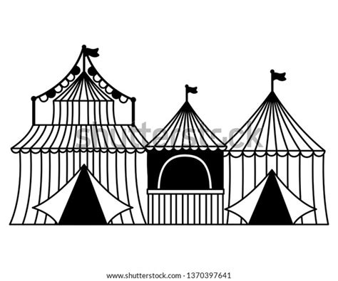 Carnival Tent Booth Stock Vector Royalty Free 1370397641 Shutterstock
