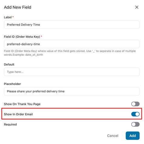 How To Add A Custom Field To Woocommerce Emails